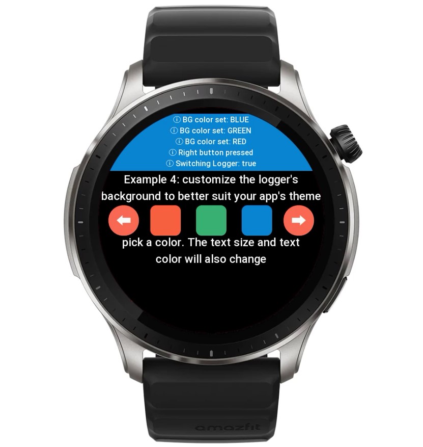 ZeppOS Visual Logger: On-Screen Logs on Your Device - Silver